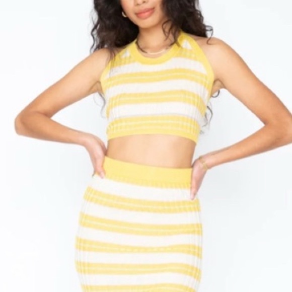 Callahan | Tops | Callahan Knitwear Ronnie Halter Mango | Poshmark